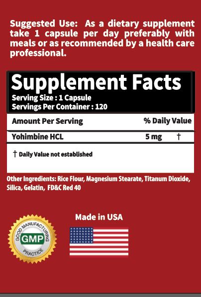 Extra Strength Yohimbine HCL 🔥 Metabolic Fat Burner | RaeSun Botanics ...